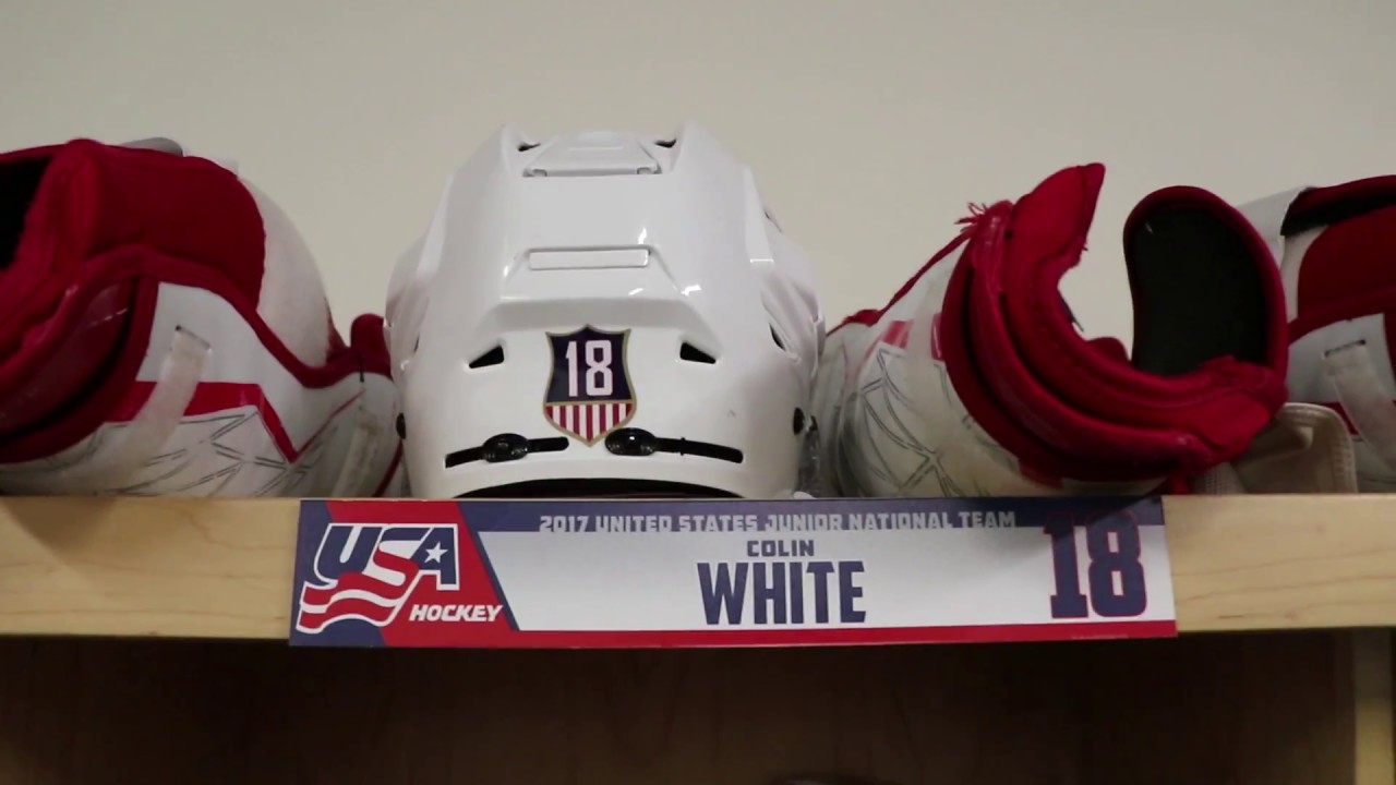 2017 WJC: Colin White Locker Room Tour - YouTube