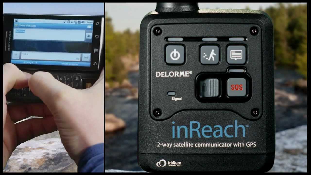 DeLorme inReach 2-way Satellite Communicator - YouTube
