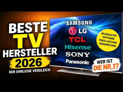 Beste Fernseher Hersteller 2026 – Wer baut wirklich die besten TVs?