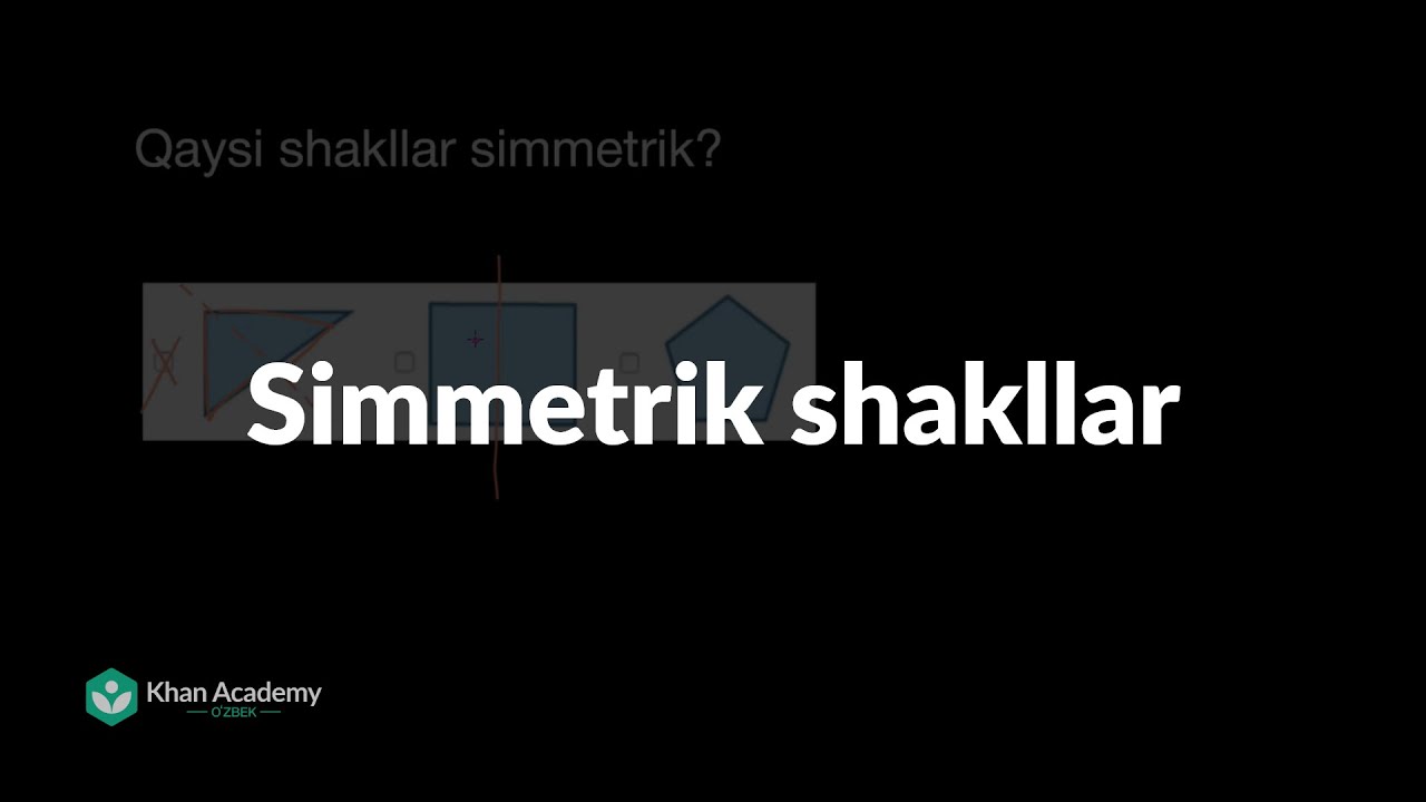 Simmetrik shakllar | Tenglik, oʻxshashlik va almashtirishlar ...
