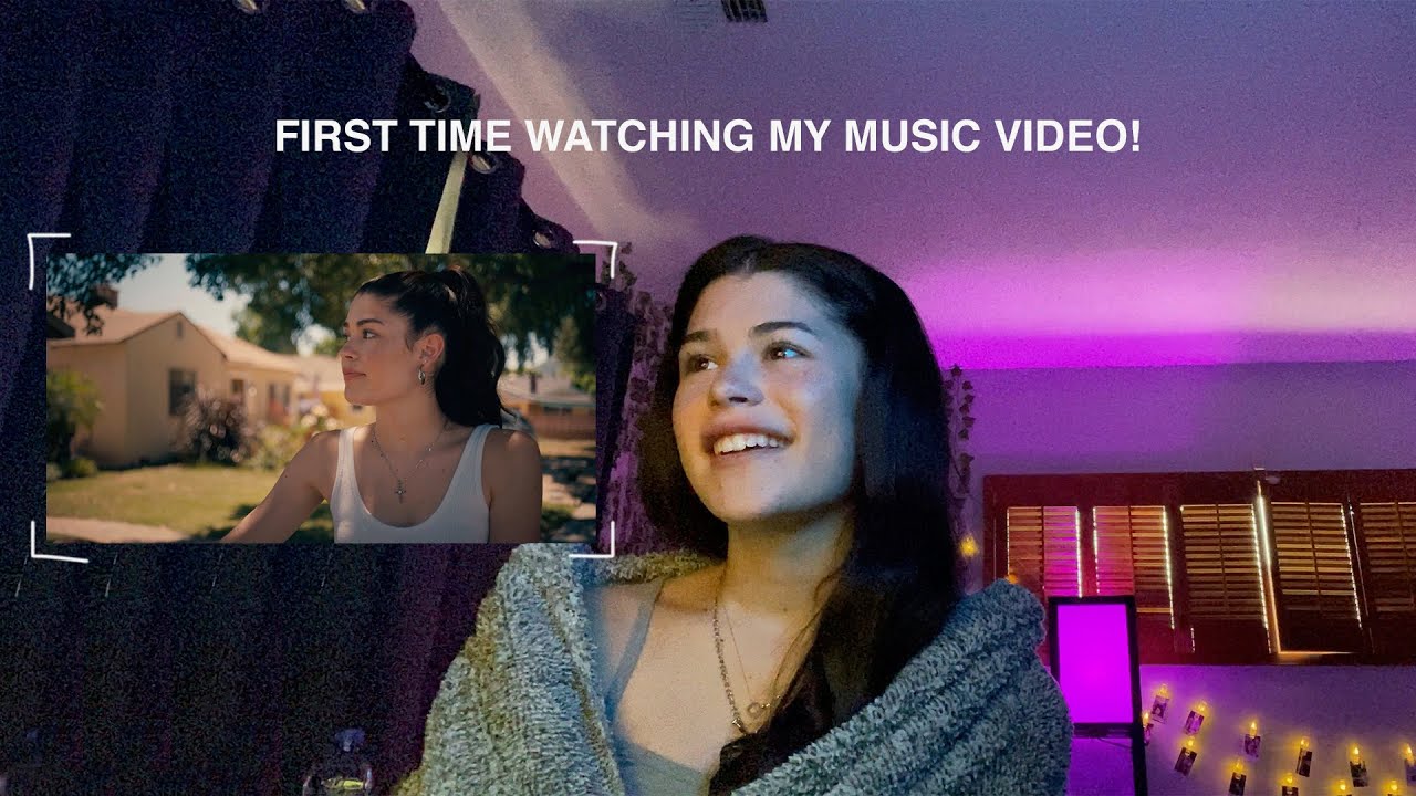 Reacting To My Music Video!! - YouTube