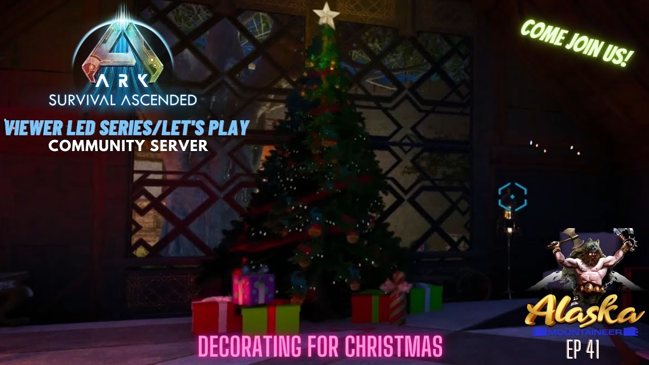 Ark Survival Ascended EP 41 Decorating for Christmas - YouTube