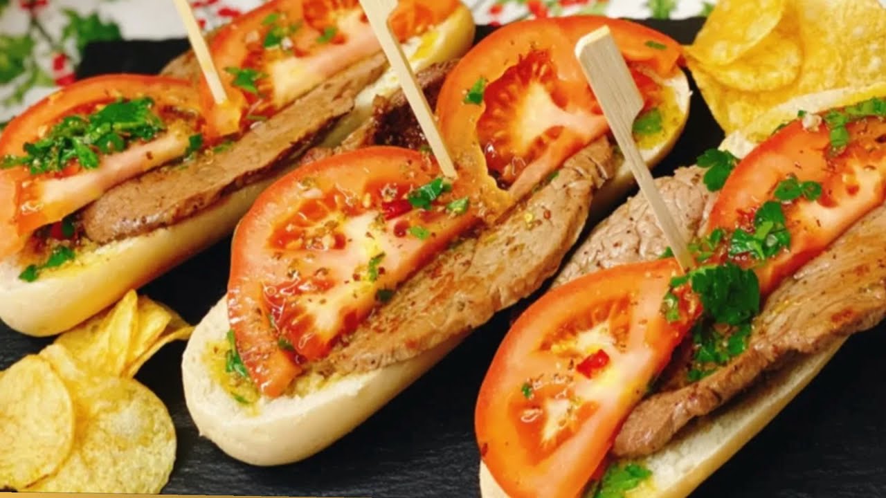 MONTADITO de LOMO DE CERDO y TOMATE | @UnaChefenlaCocina - YouTube