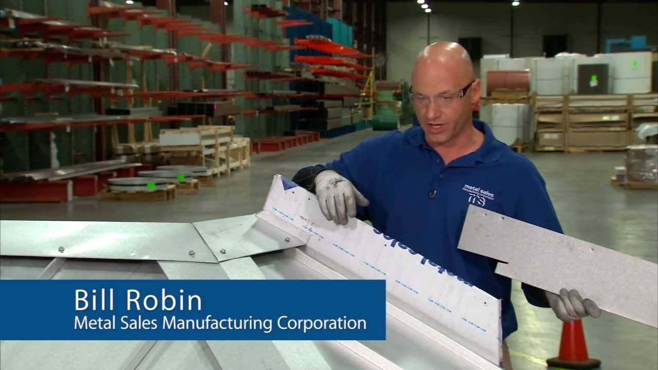 Metal Sales Image II Rakewall Flashing - YouTube