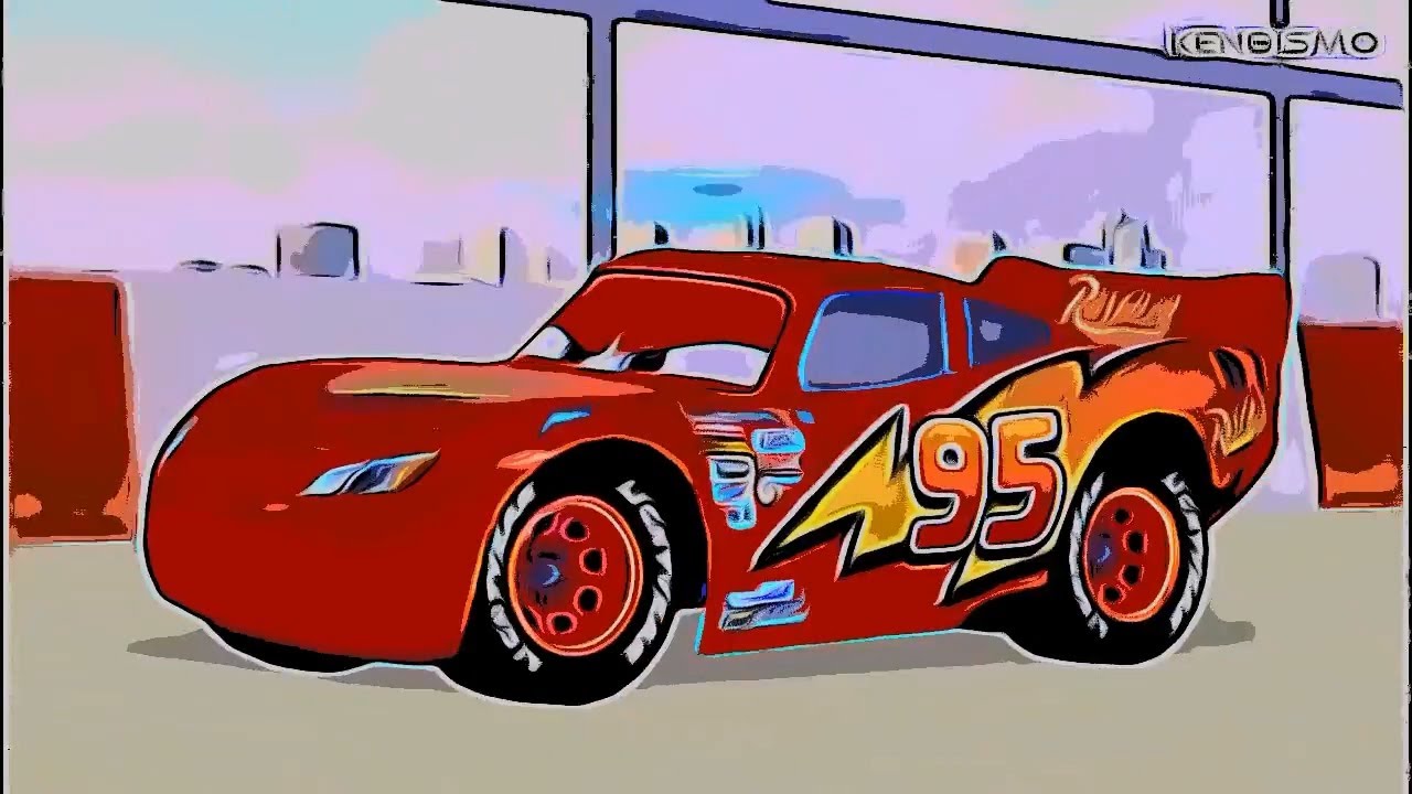 Lightning McQueen Rust-eze 2D Cartoon Cars 2 Gameplay - YouTube