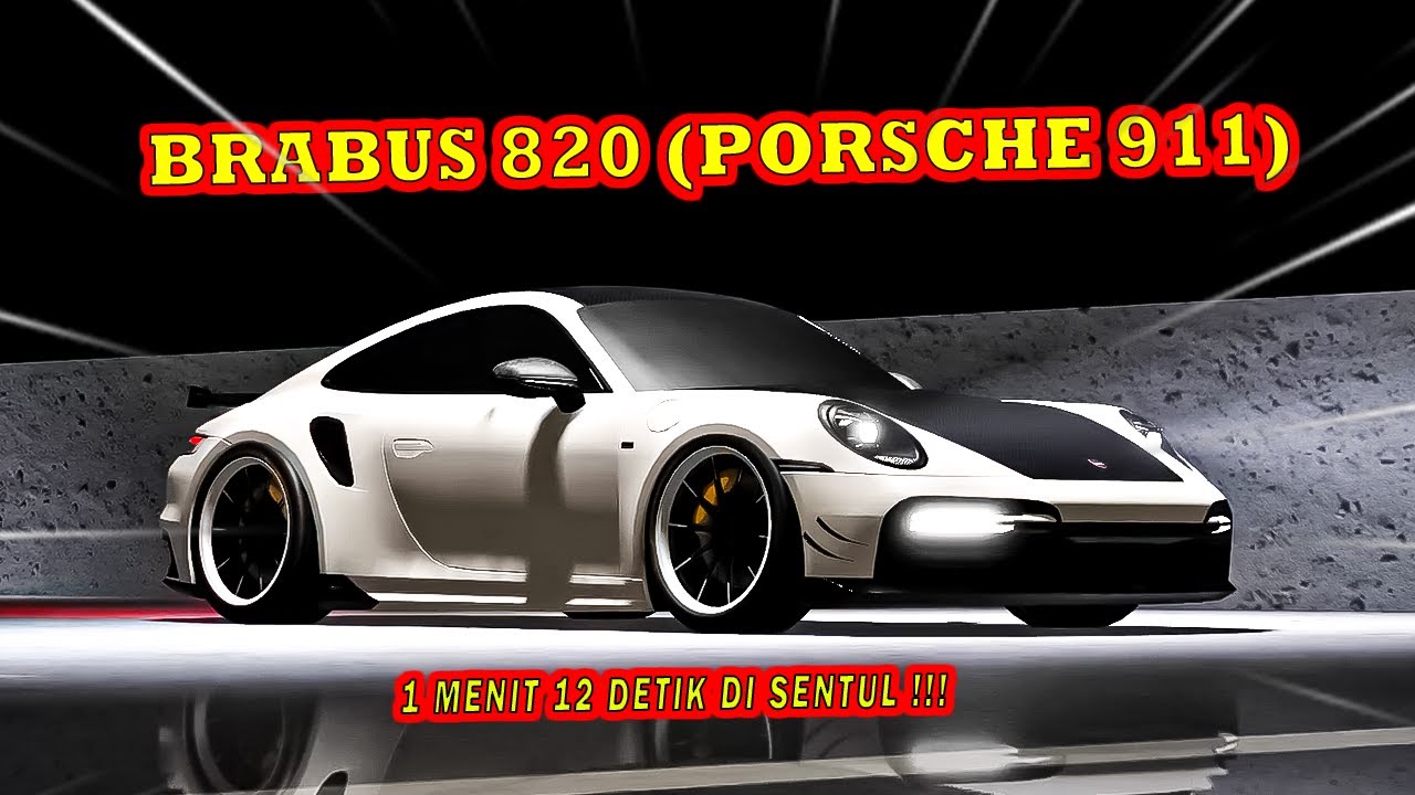 BRABUS 820 PORSCHE 911 TURBO S CDID #cdid #roblox - YouTube