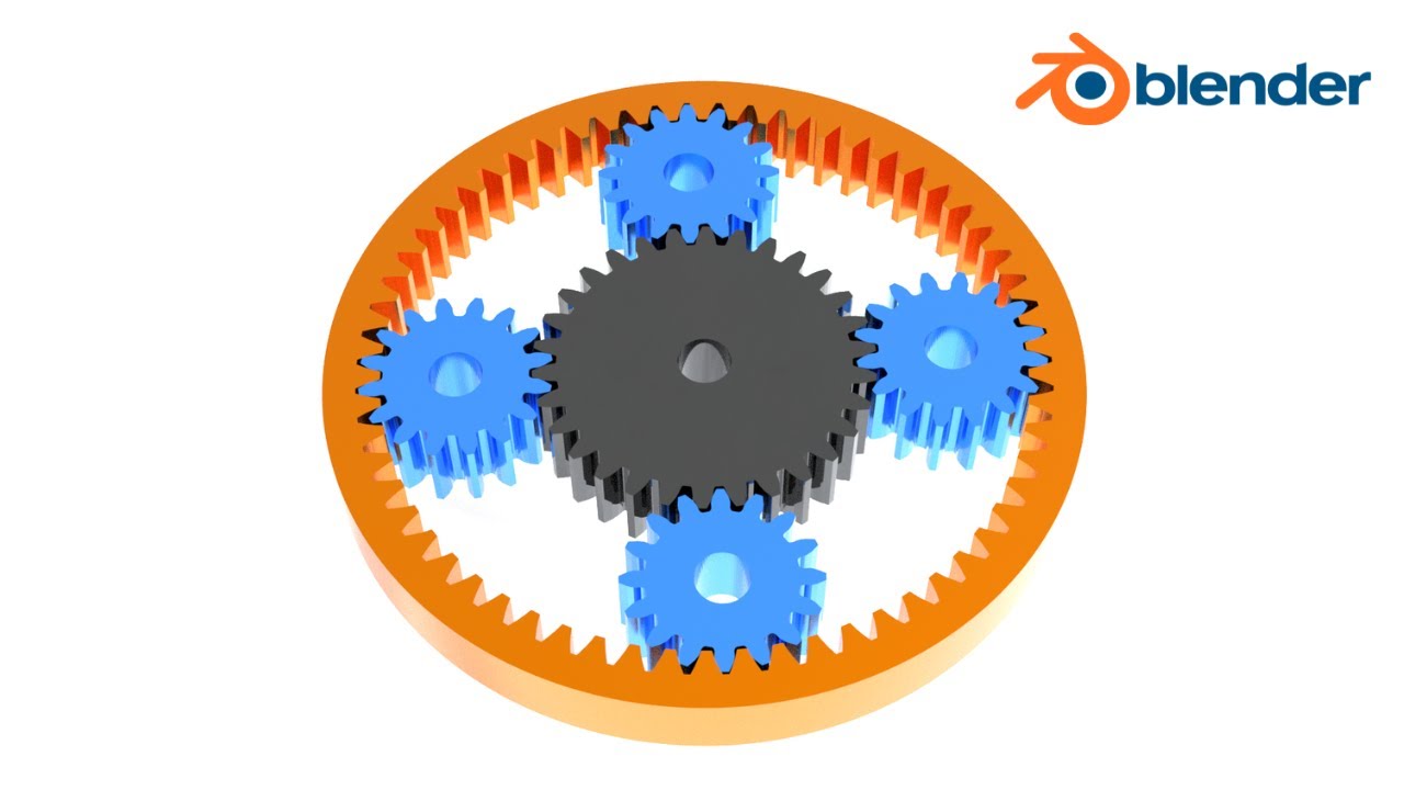 Planetary Gear Animation in Blender - YouTube