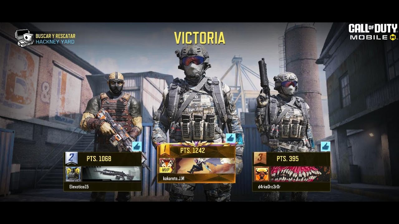 BUSCAR Y RESCATAR HACKNEY YARD / VICTORIA / CALL OF DUTY MOBILE - YouTube