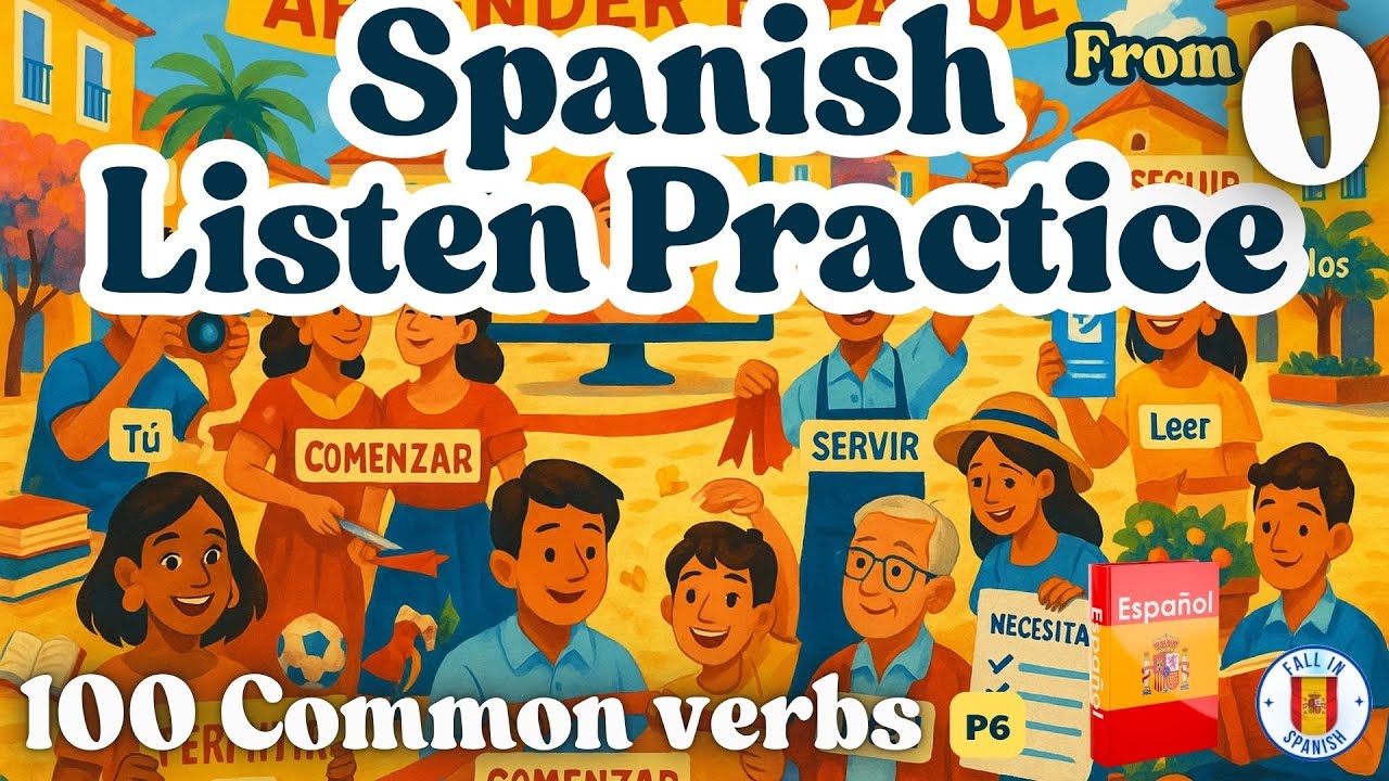 100 Most Important Spanish Verbs with Present Tense Examples| Spanish ...