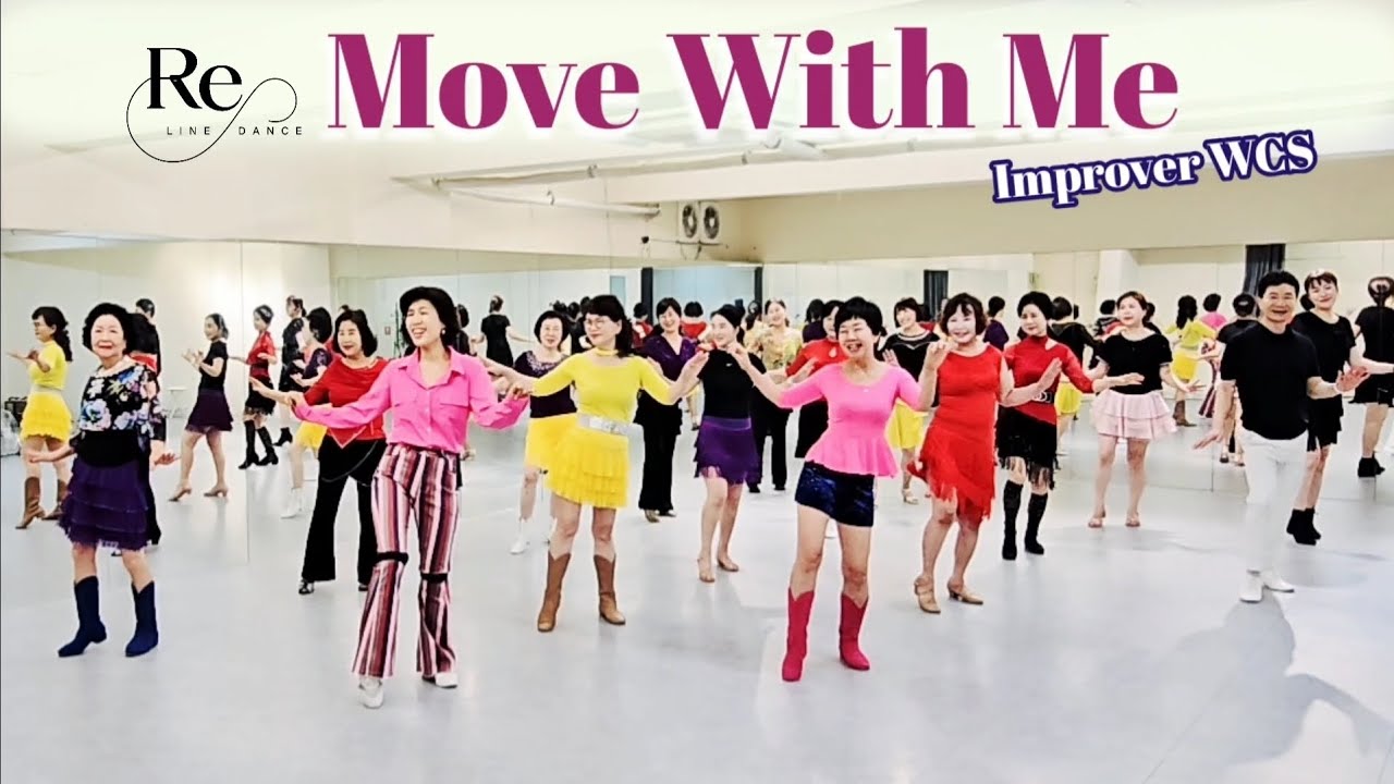 Move With Me Line Dance || ImproverWCS || 토요동호회 2.4주 중급반 11시 - YouTube