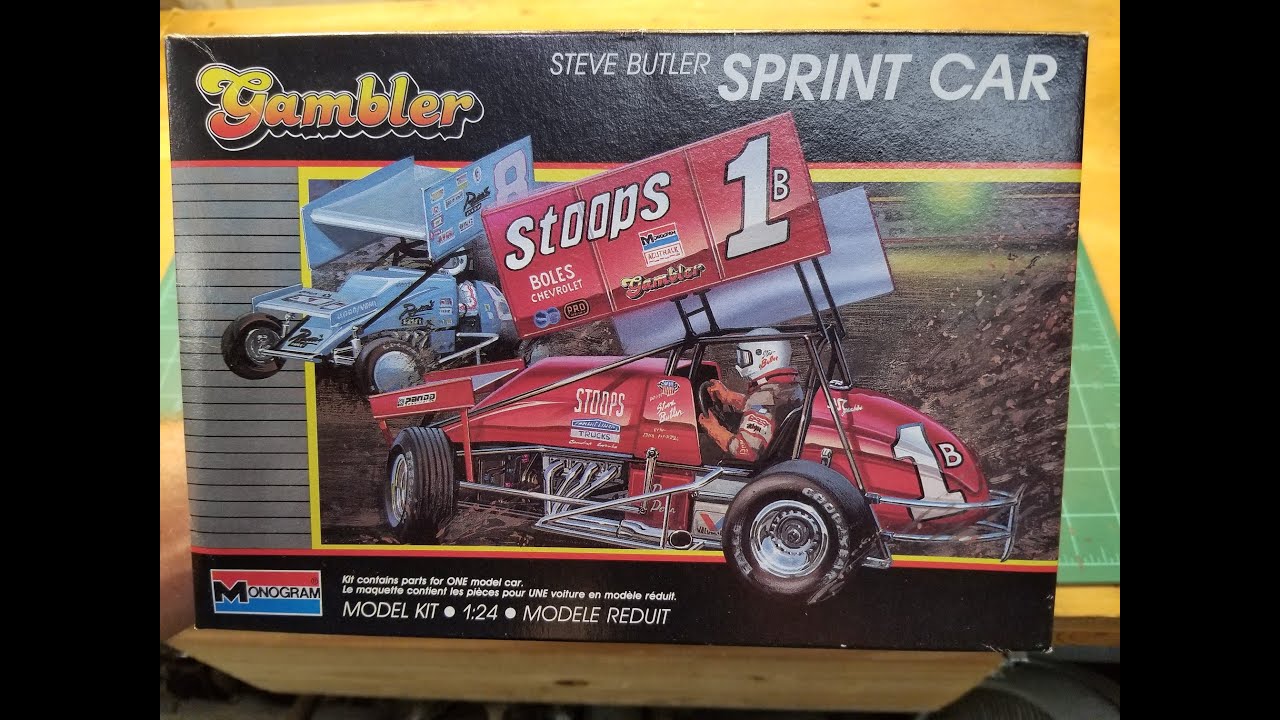 Vintage Sprint Car Model / Steve Butler Unboxing. 1988 Monogram Kit ...
