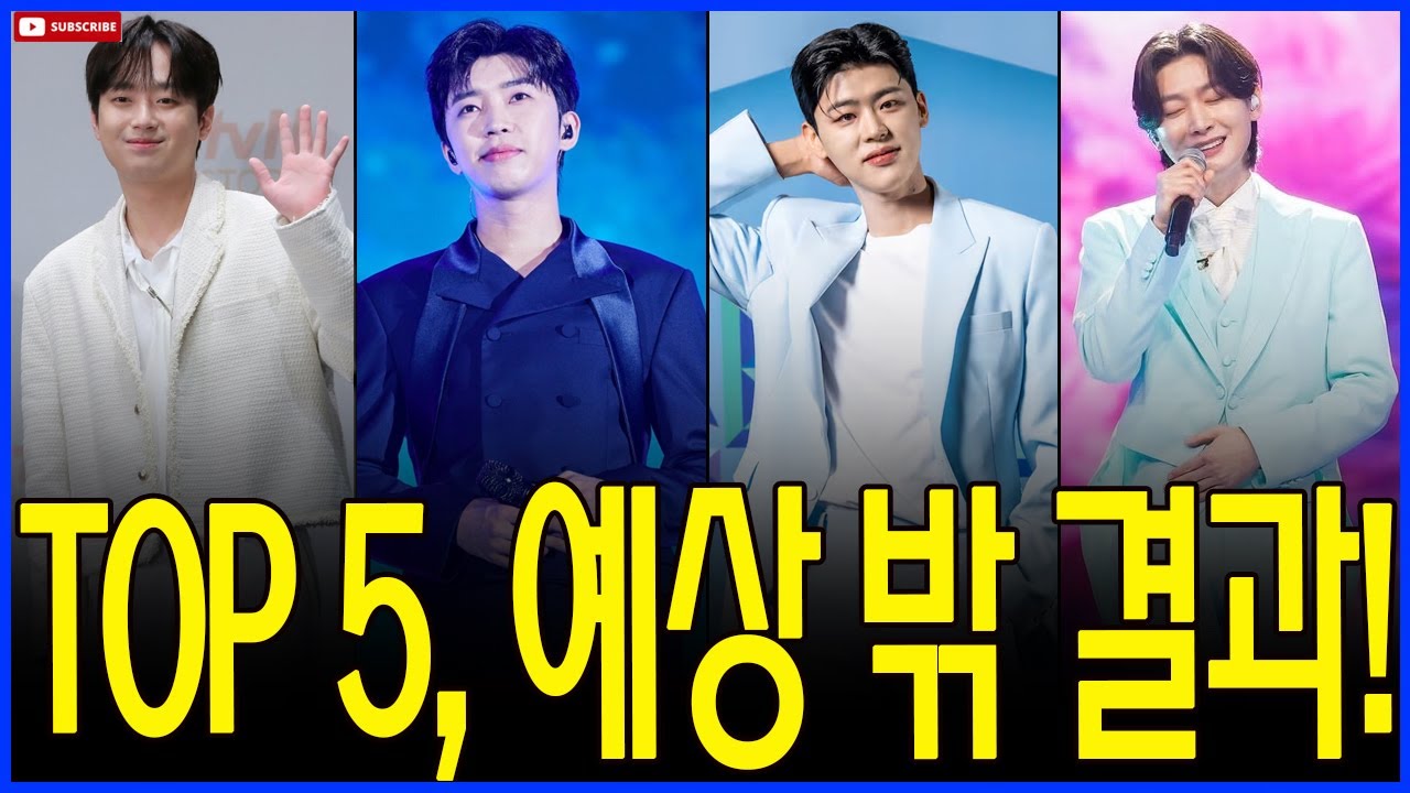 충격적인 순위 변화! 2025년 2월 트로트 가수 브랜드 평판 TOP 5, 누가 1위를 차지했을까? - YouTube