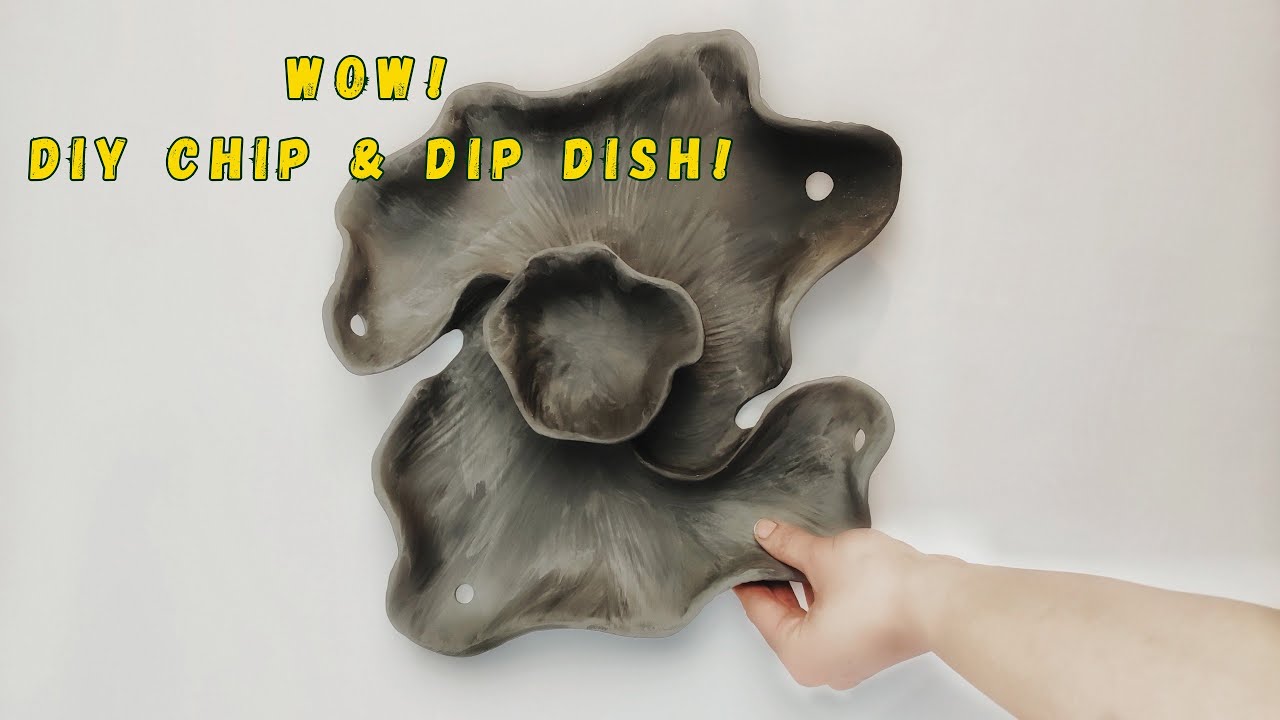Handmade Ceramic Dip & Chips Plate: A Journey of Pure Creativity! - YouTube