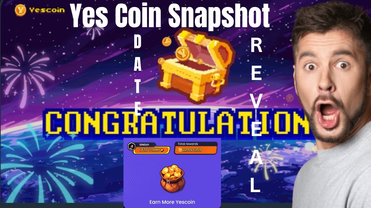 Yescoin Snapshot reveal 😲 Yescoin Listing date Confirm YESCOIN PRICE ...