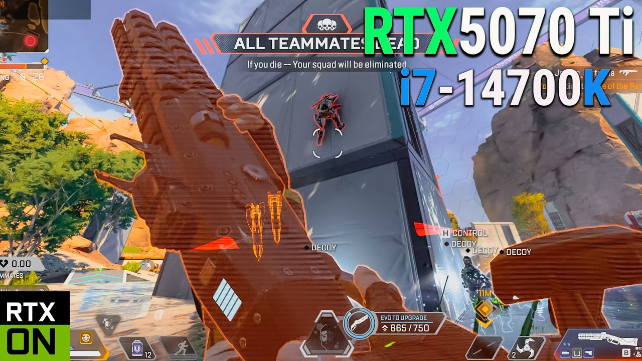 Apex Legends 2K Extreme Graphics (Season 26) RTX 5070 Ti 16GB + I7 ...