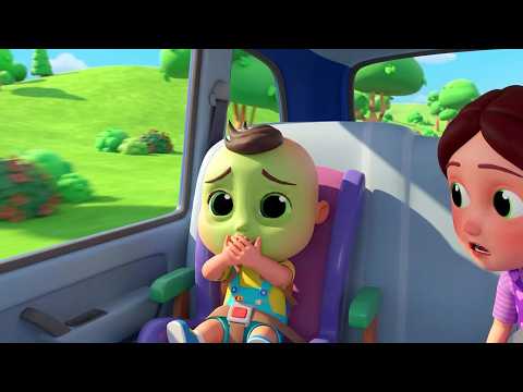 Sick Tummy Song for Kids 🤢🚗 Fun Kids Songs & More Cartoon Nursery Rhymes | Baby Berry 🧸