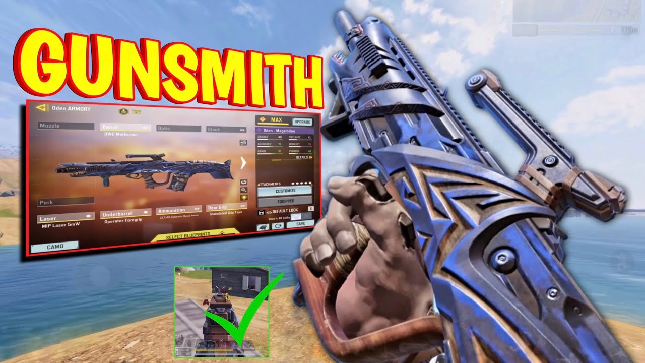 FAST ADS + NO RECOIL + LONG RANGE BEST ODEN GUNSMITH in SEASON 6 | SOLO ...