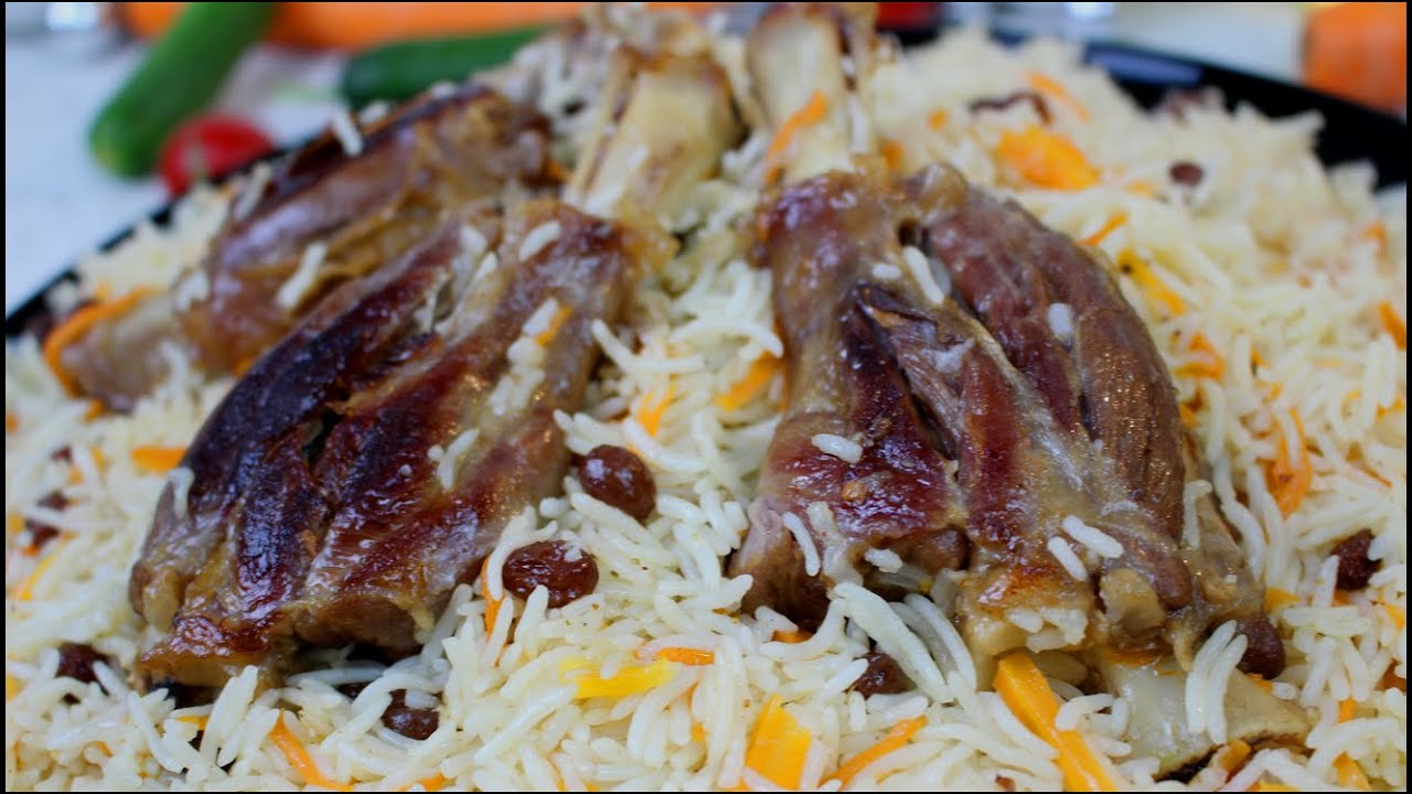 Afghan Special Qabuli/Kabuli Pulao اسپیشل قابلی پلو ازبکی با ماهیچه ...