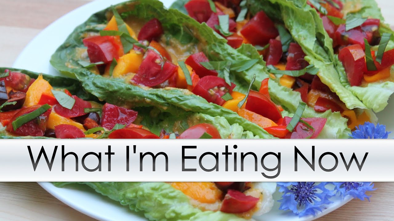 What I'm Eating Now *Raw Vegan* Summer 2015 - YouTube
