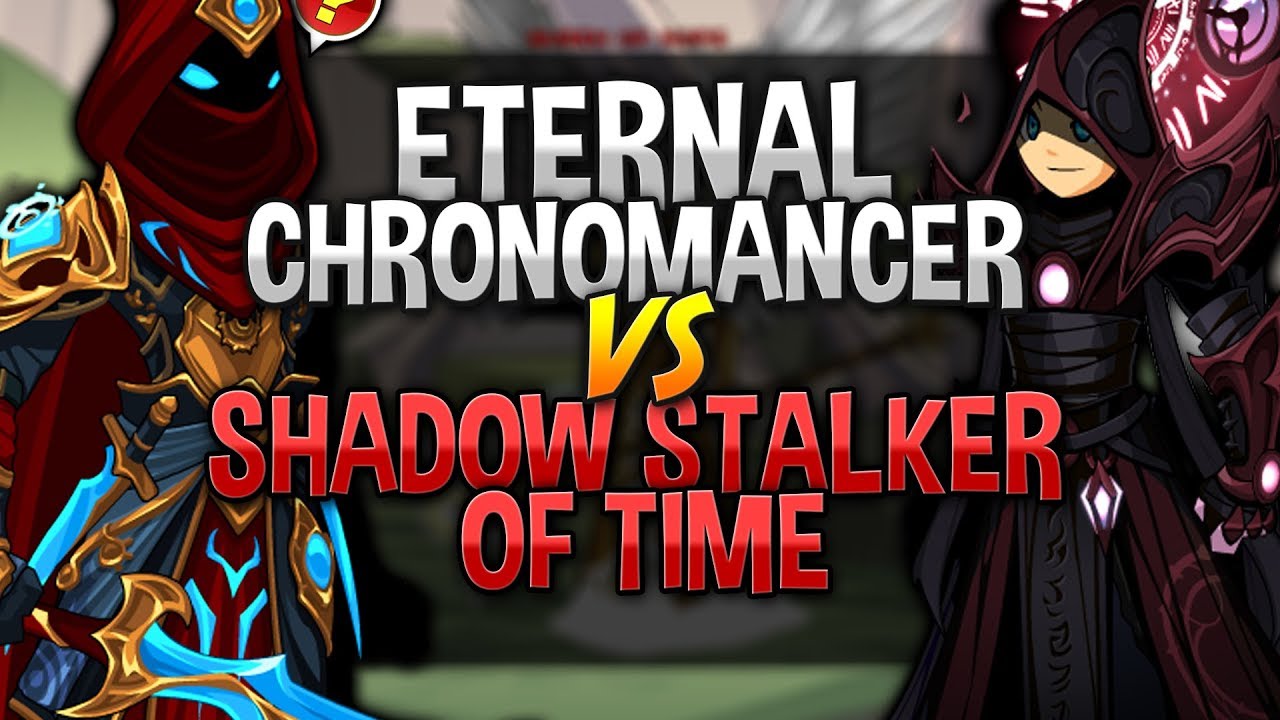 Eternal Chronomancer VS ShadowStalker of Time TTK CLASS Comparison AQW AdventureQuest Worlds ...