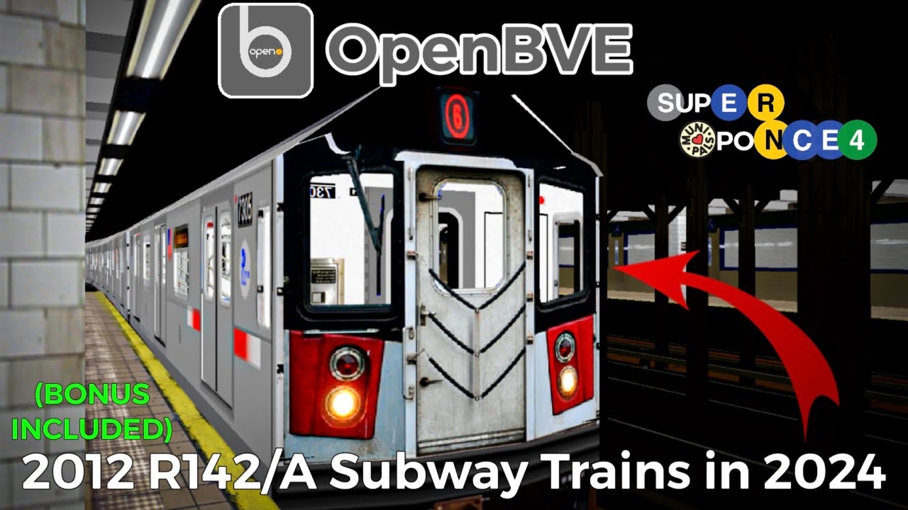 OpenBVE Classic: 2012 R142/A Subway Trains in 2024 (BONUS INCLUDED ...