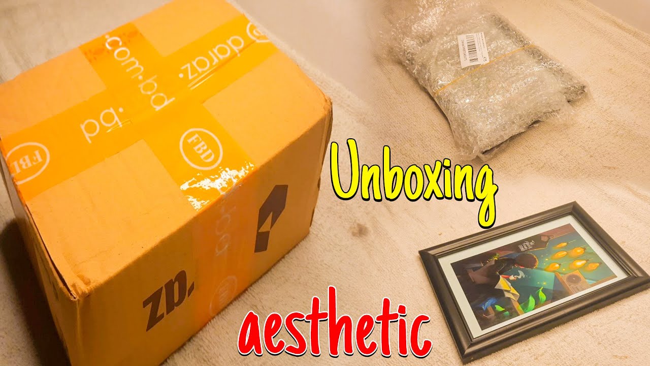 Unboxing Aesthetic Fiber Art Photo (aesthetic) || Unboxer Arthin - YouTube
