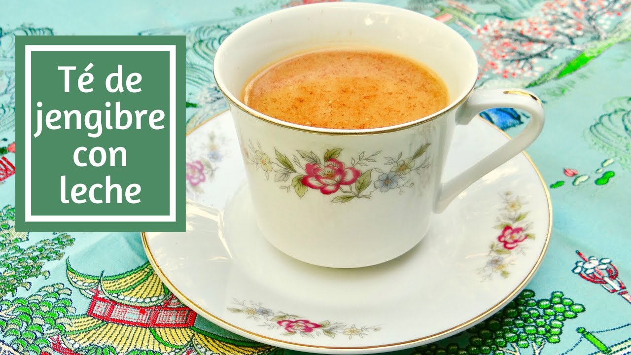 Té de jengibre con leche. Bebida china para el invierno (Receta vegana ...