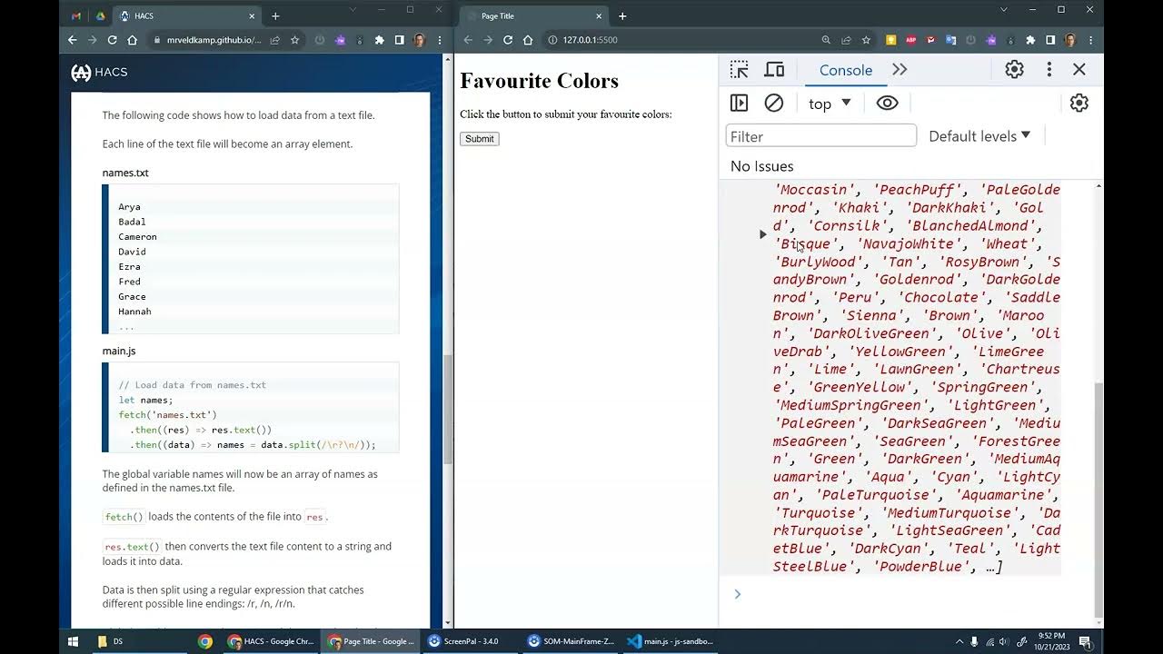 04 Create an Array From a Text File - YouTube