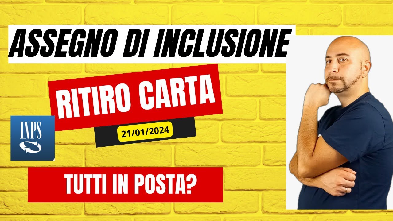 Assegno di inclusione,ritiro carta #assegnodiinclusione # ...