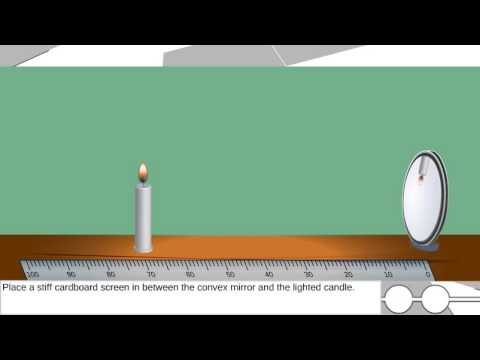 To study the change in size and nature of image formed in a cover ...