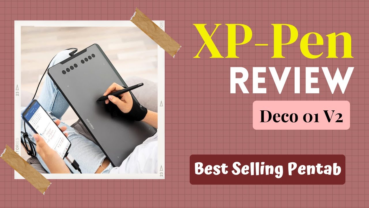 xp-pen deco 01 v2 unboxing 🔥 Best Pentab Under Rs 6000 🤑 - YouTube