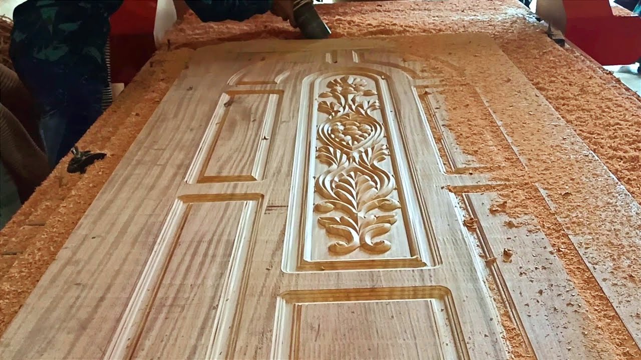 Full Completed USA Wooden Door Crafting With The Help Of Modern ...
