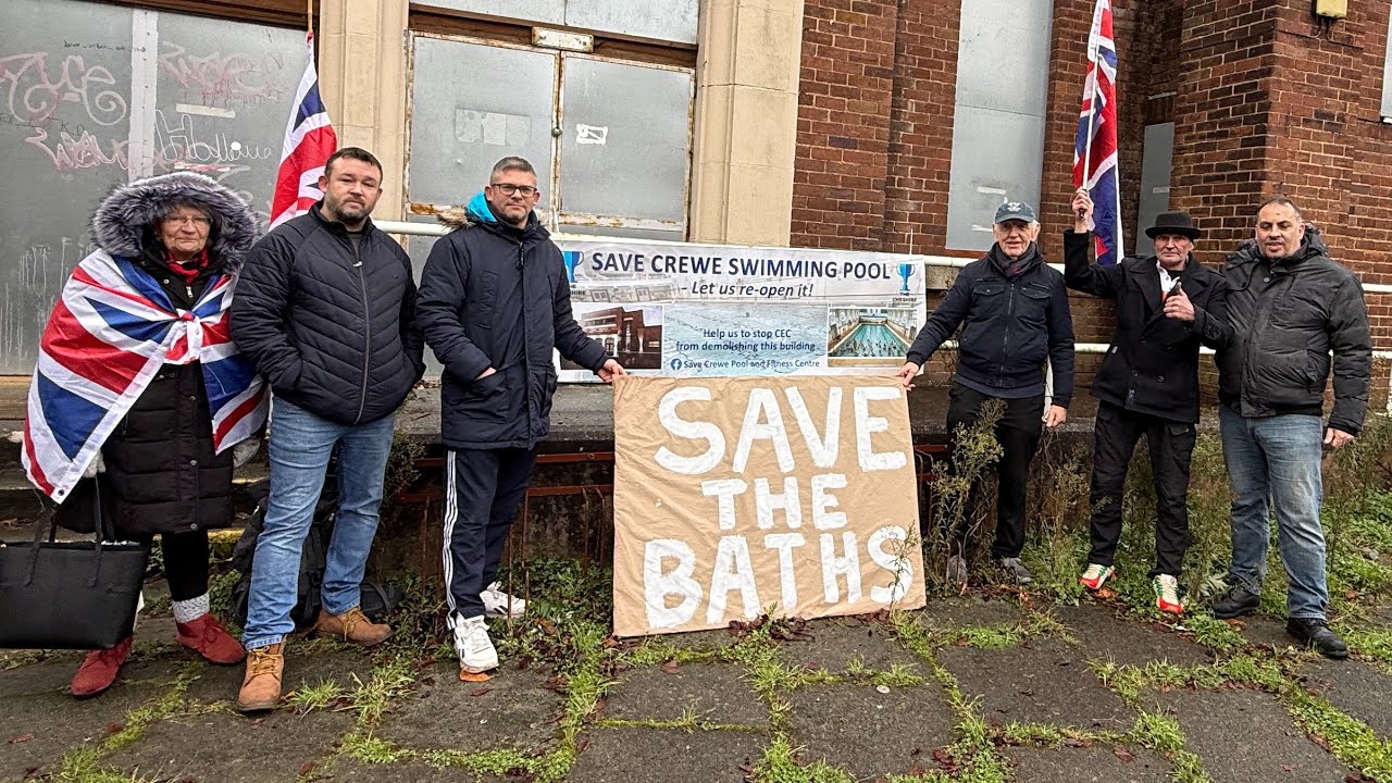 Save Crewe Swimming Baths - Flag Lane Pool - YouTube