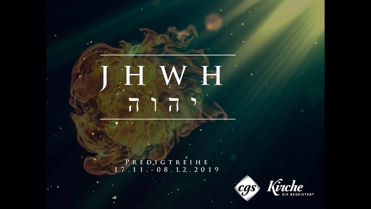 JHWH 4 - Heiliger GOTT - Svenja Gerasch - mit Sandart - Predigt CGS ...