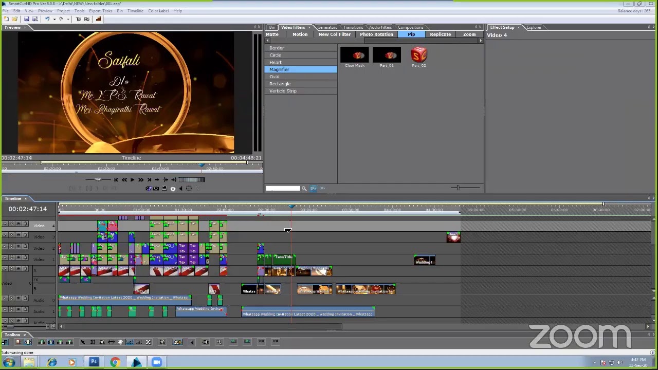 Smart Cut Pro Demo- Create Full Wedding Mixing in few minutes - 11/09 ...