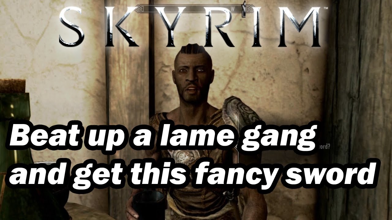 Skyrim: Amren's Family Sword - YouTube