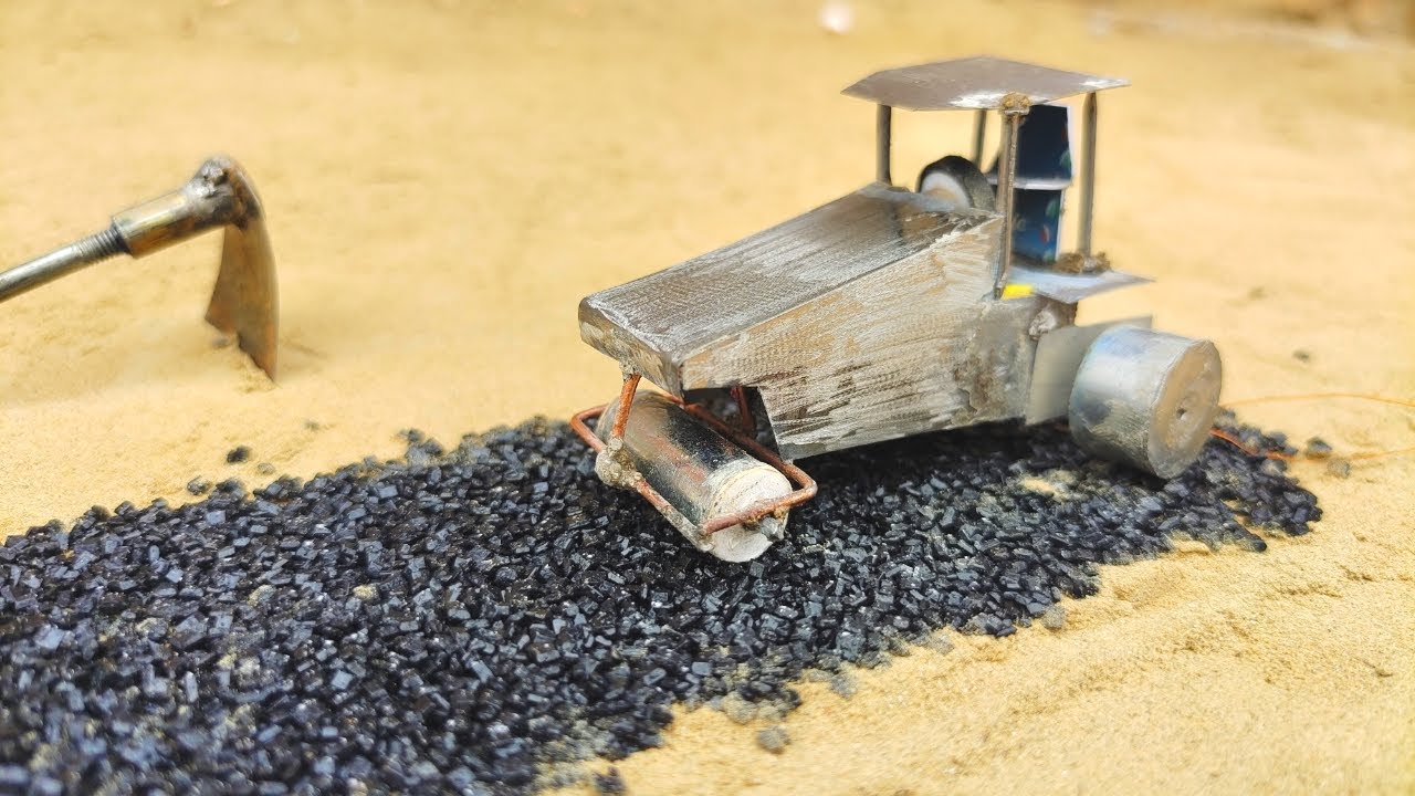 DIY Mini Road Construction | Mini Road Making Process | With Road ...