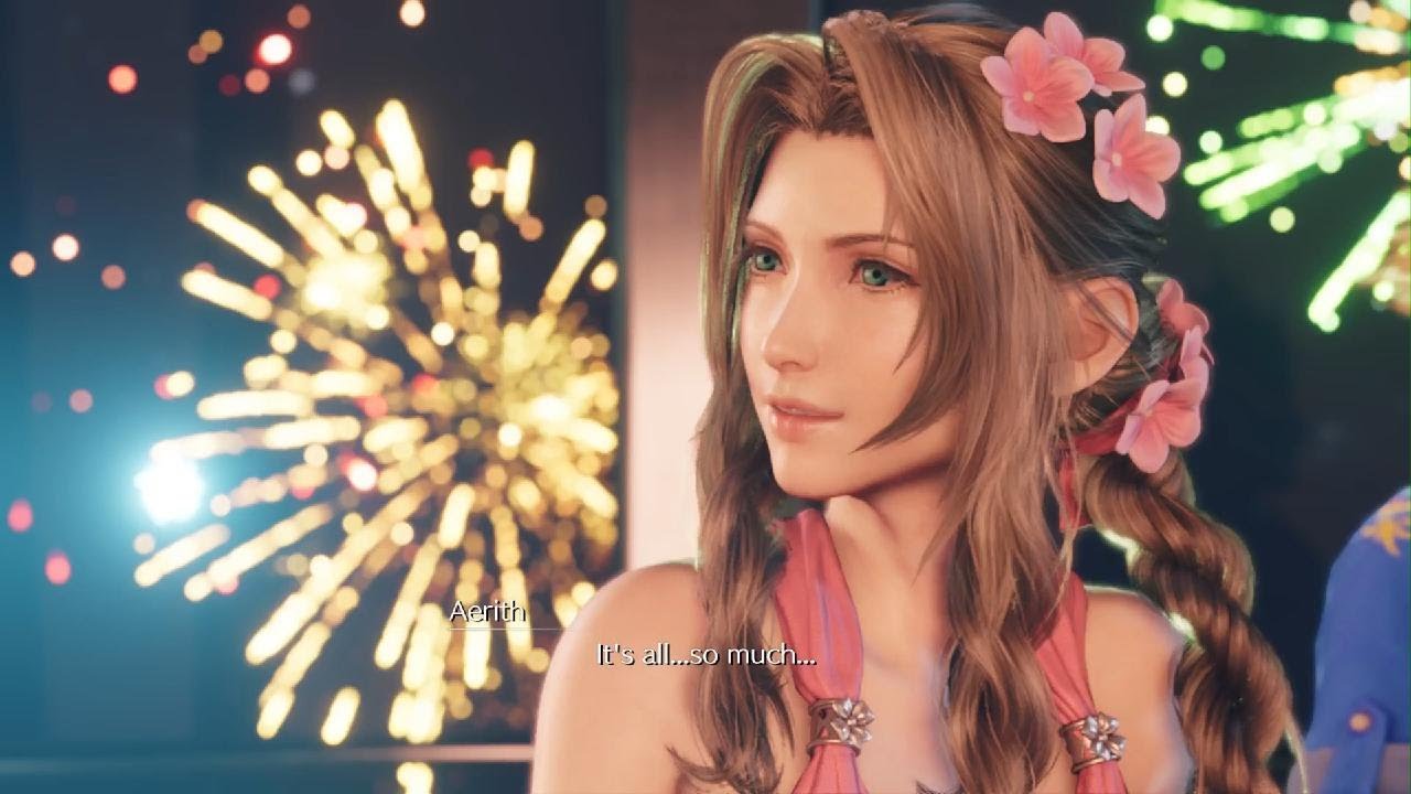 FINAL FANTASY VII REBIRTH Aerith date - YouTube