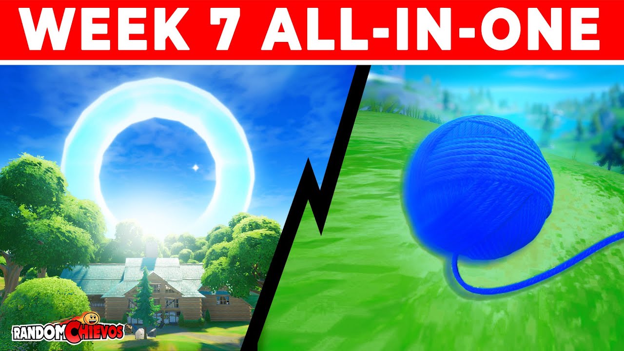Fortnite WEEK 7 All-In-One (Floating Rings at Weeping Woods, Balls of ...