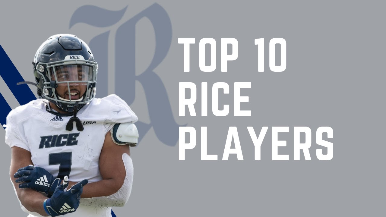Rice Owls Football Top 10 Players for 2021 - YouTube