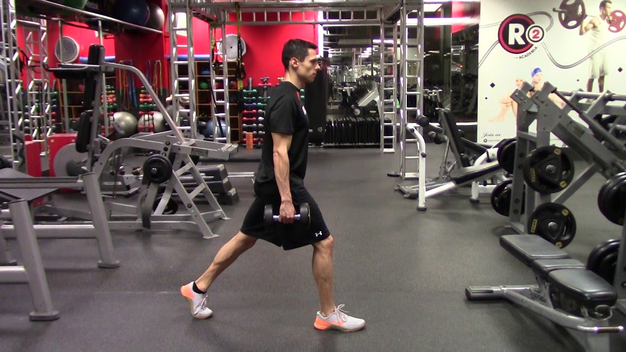 Pernada com halteres - YouTube