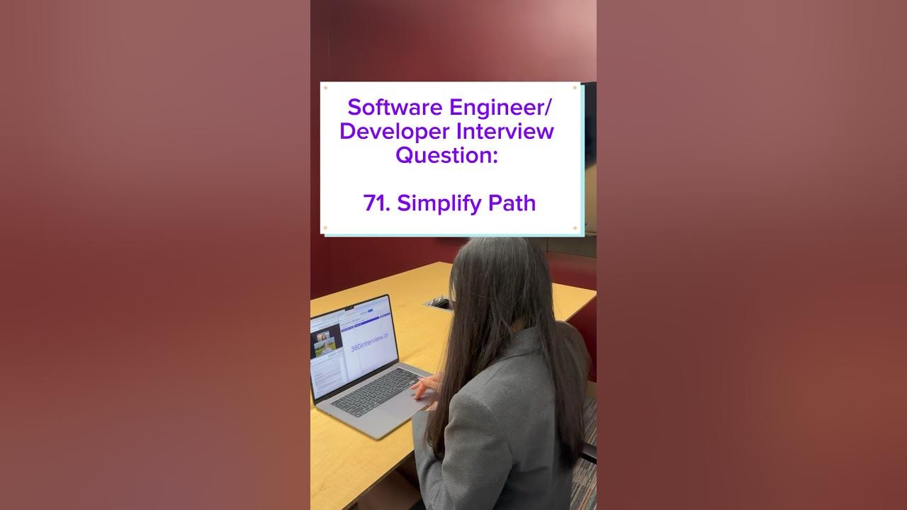 Software Engineer/Developer Interview Question: 71. Simplify Path - YouTube