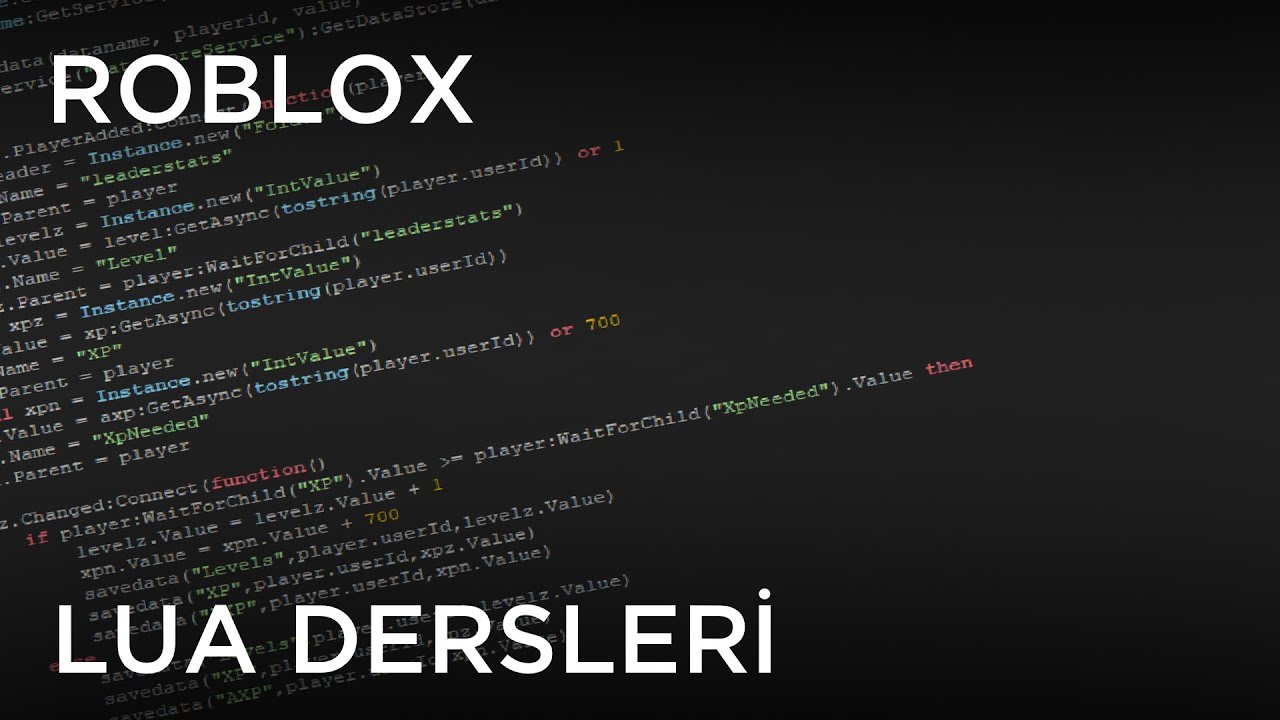 [TR] Roblox Lua Eğitimi #1 - YouTube