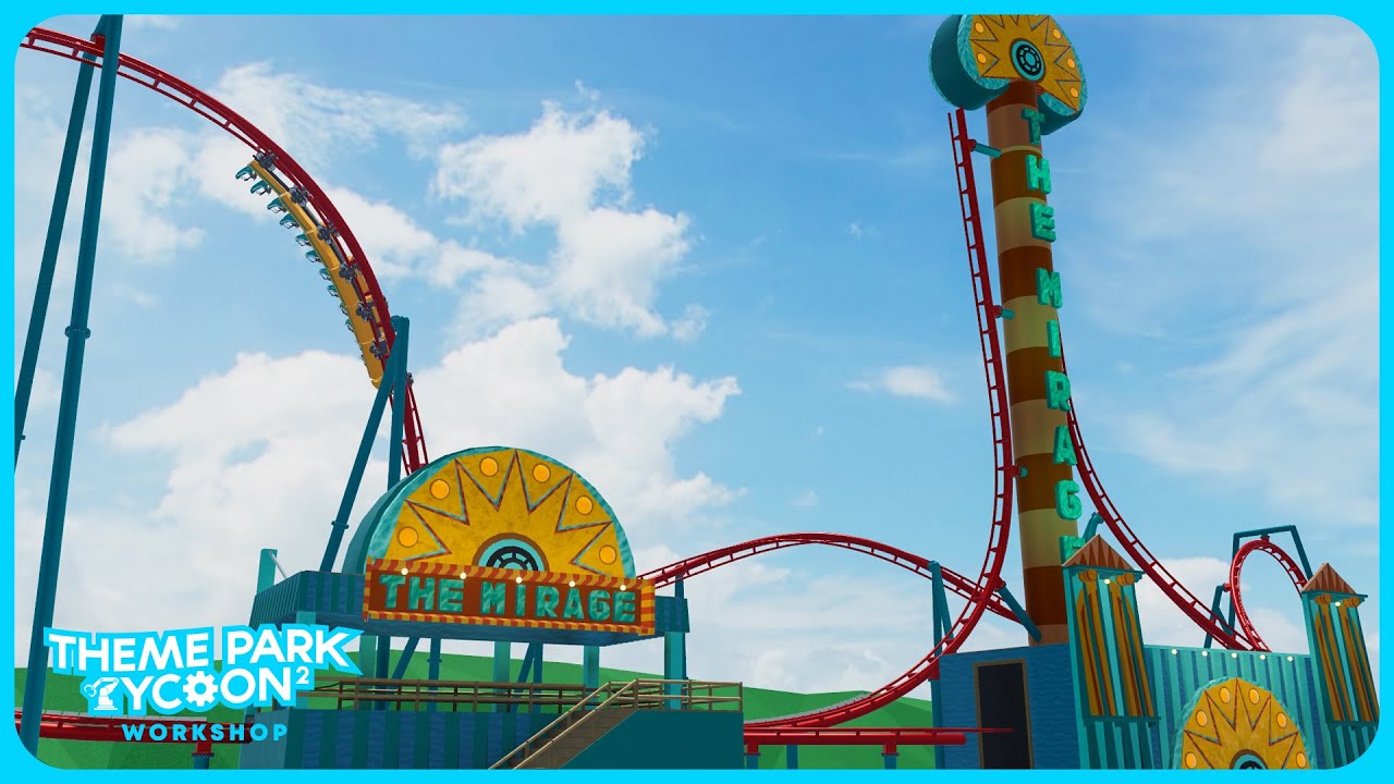 The Mirage Extreme Launch Coaster Blueprint in Theme Park Tycoon 2 ...