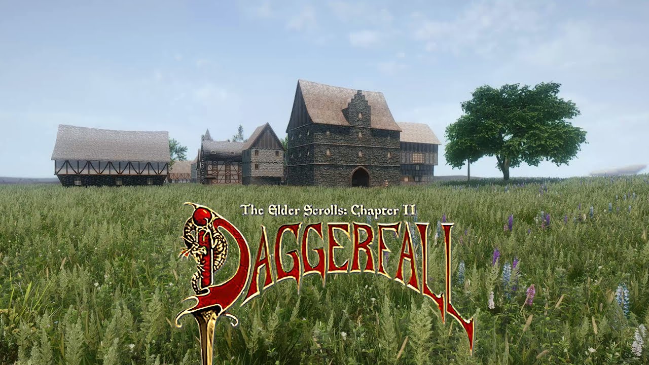 TES Daggerfall On Skyrim Engine - 4k Graphics - YouTube