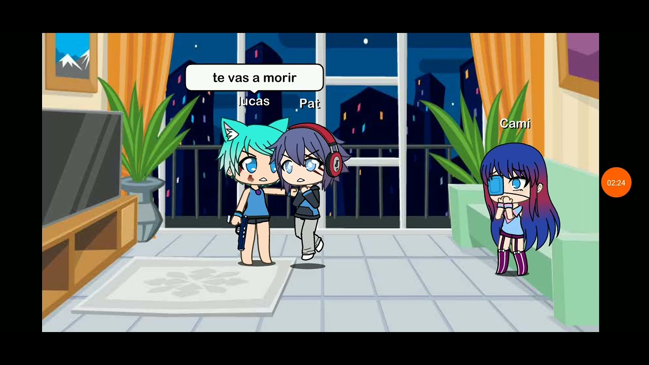 gracias a pat me salvo de ese desgraciado chau gacha life(parte 2 ...