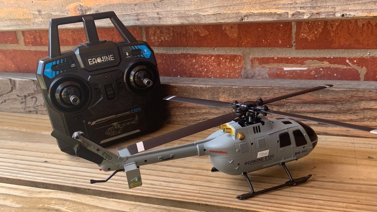 Eachine E120 RC Helicopter - YouTube