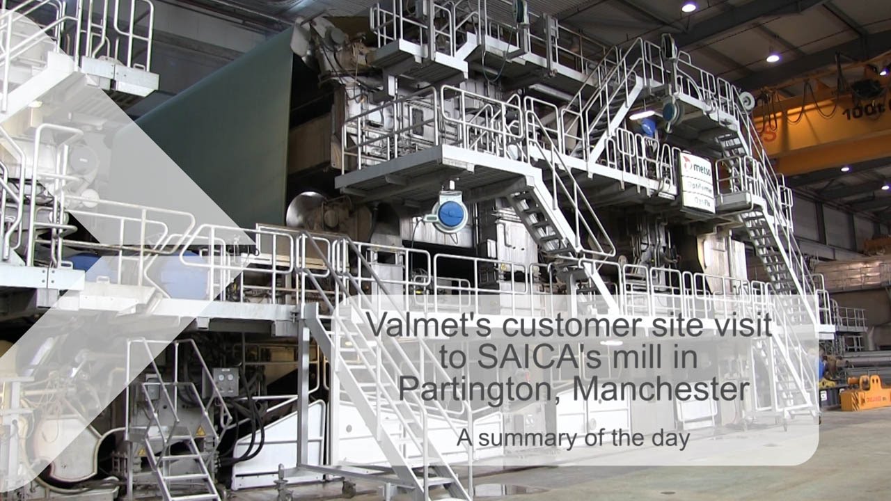 Highlights of the customer site visit to SAICA's mill in Partington ...