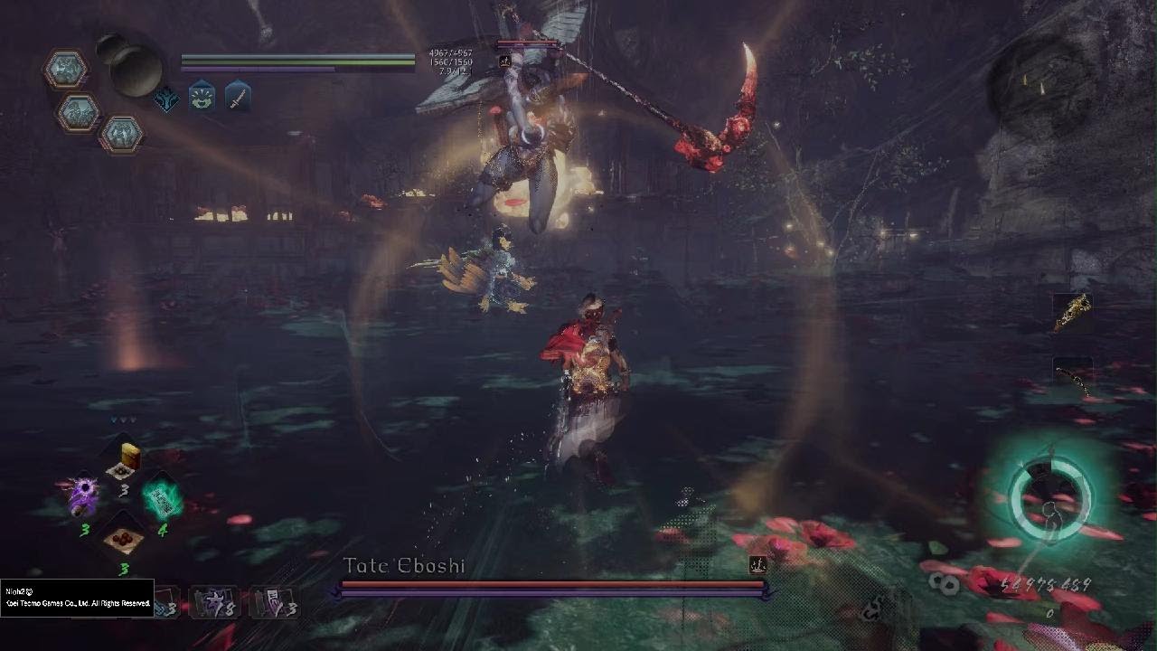 Nioh 2 - The First Samurai DLC Tate Eboshi (No Damage) - YouTube