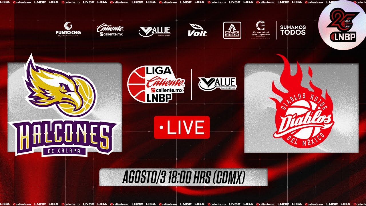 HALCONES DE XALAPA VS DIABLOS ROJOS DEL MÉXICO BÁSQUETBOL - YouTube